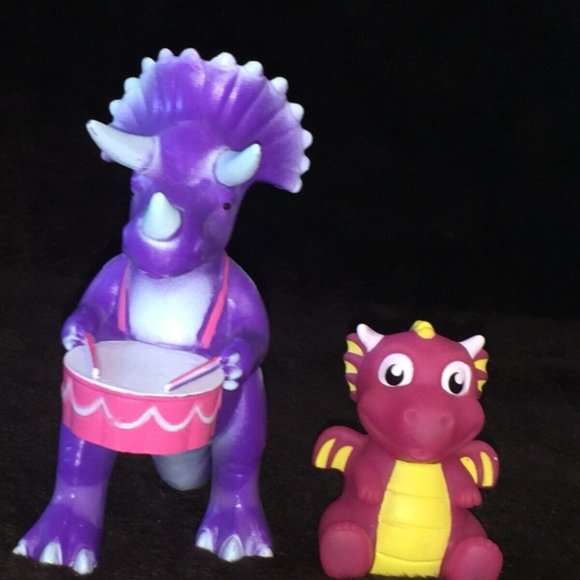 Toys | Rare Vintage Ankyo Triceratops Dinosaur Playing Drum By 6 3 ...